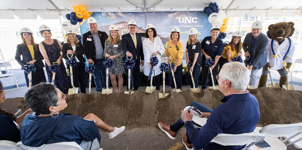 PHOTOS: Momentous Groundbreaking of the College of Osteopathic Medicine ...